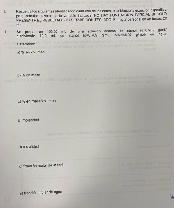 Solved The following were prepared100.00 mL of an aqueous | Chegg.com