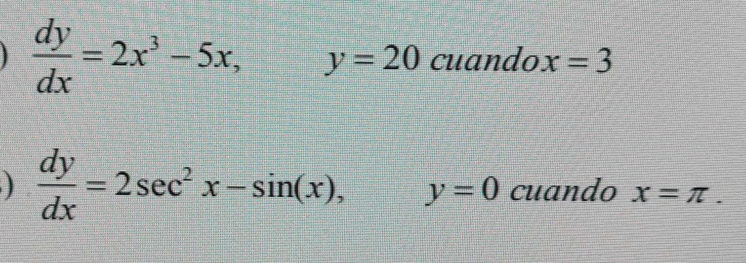 Solved ) dy – 2x’ – 5x, y = 20 cuandox=3 dx dy = 2sec | Chegg.com Solved ) dy – 2x’ – 5x, y = 20 cuandox=3 dx dy = 2sec | Chegg.com