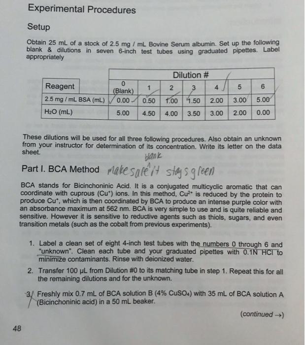 Solved Using The C1v1 C2v2 Equation In The Dilution Scheme
