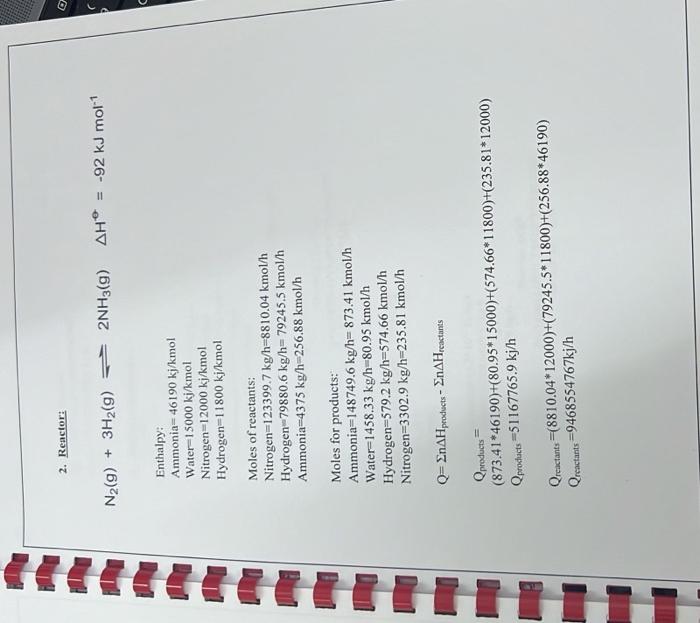 what are the mass and energy balance? Process flow | Chegg.com