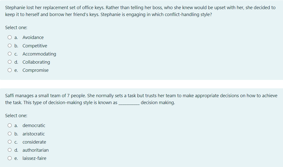 Solved Stephanie lost her replacement set of office keys. | Chegg.com