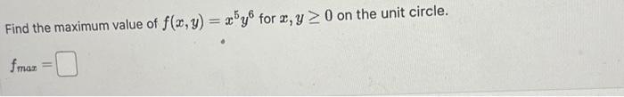 Solved Find the point (x0,y0) on the line 12x+6y=10 that is | Chegg.com