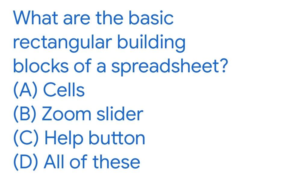 Solved What are the basic rectangular building blocks of a | Chegg.com