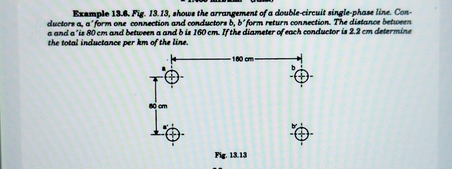 Solved Example 13.6. Fig. 13.13, shows the arrangement of a | Chegg.com