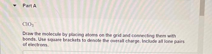Solved Draw the correct Lewis structure for each molecule or | Chegg.com