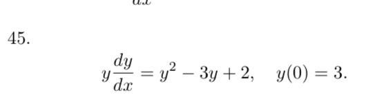 Solved Find the solutions to the IVP’s in implicit form (Do | Chegg.com