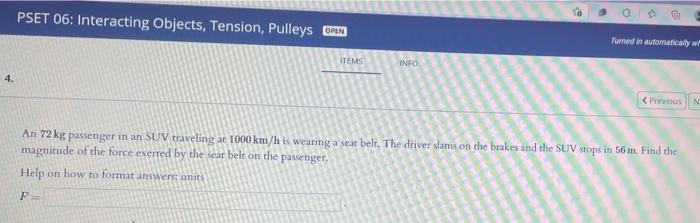 Solved PSET 06: Interacting objects, Tension, Pulleys are | Chegg.com