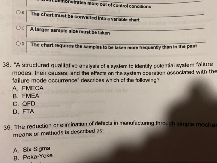 Solved trates more out of control conditions OB The chart | Chegg.com
