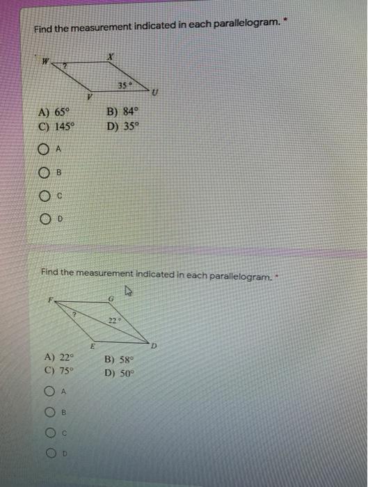 Solved Find the measurement indicated in each | Chegg.com