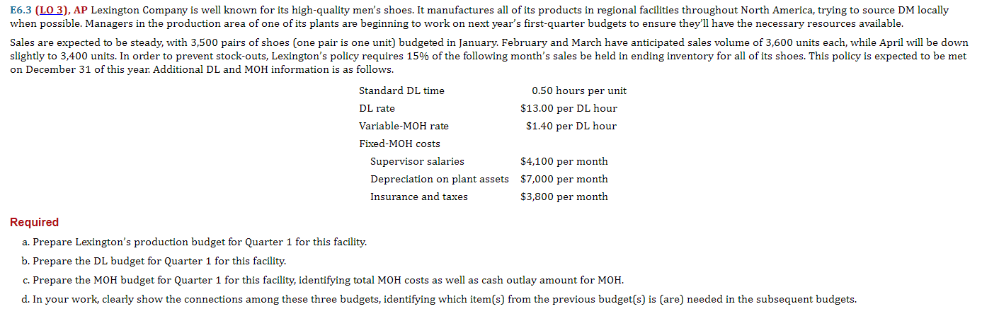 Solved on December 31 ﻿of this year. Additional DL and MOH | Chegg.com