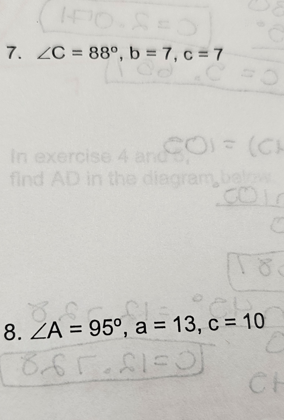 Solved solve using law of sines | Chegg.com