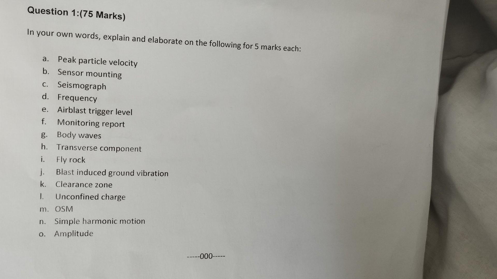 Solved In your own words, explain and elaborate on the | Chegg.com