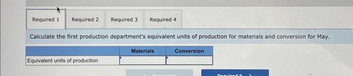 Solved Exercise 4-8 (Algo) Equivalent Units; Cost per | Chegg.com