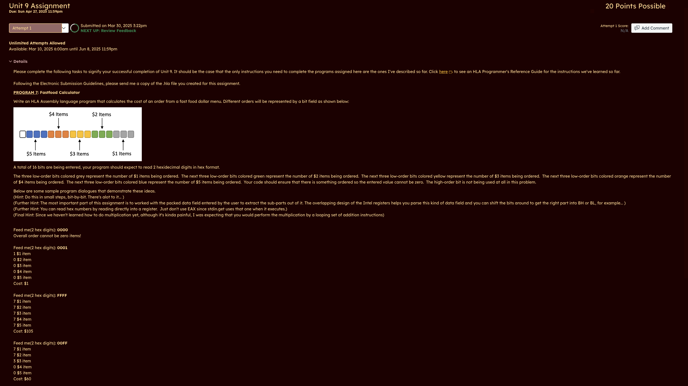 Solved Unlimited Attempts Allowed Available: Mar | Chegg.com