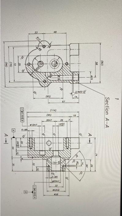 Solved NX modelling (CAD)only 1,2,6 required | Chegg.com