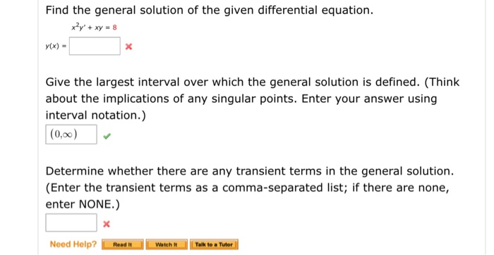 Solved Find the general solution of the given differential | Chegg.com