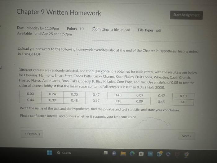 Solved Upload your answers to the following homework | Chegg.com
