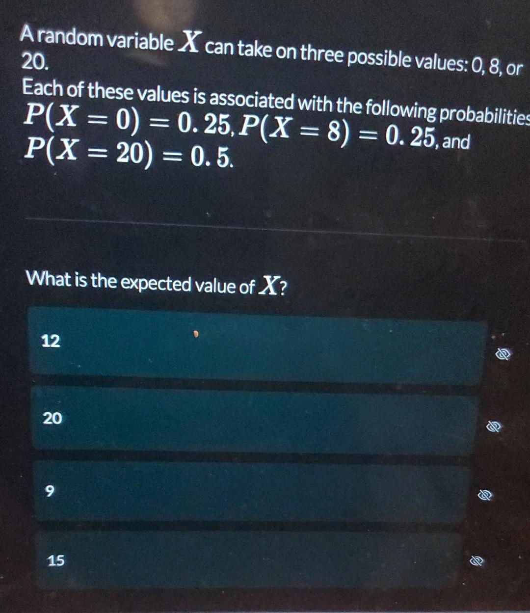 Solved A random variable X can take on three possible | Chegg.com
