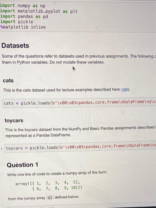 Solved Python Import Numpy As Np Import Matplotlib pyplot