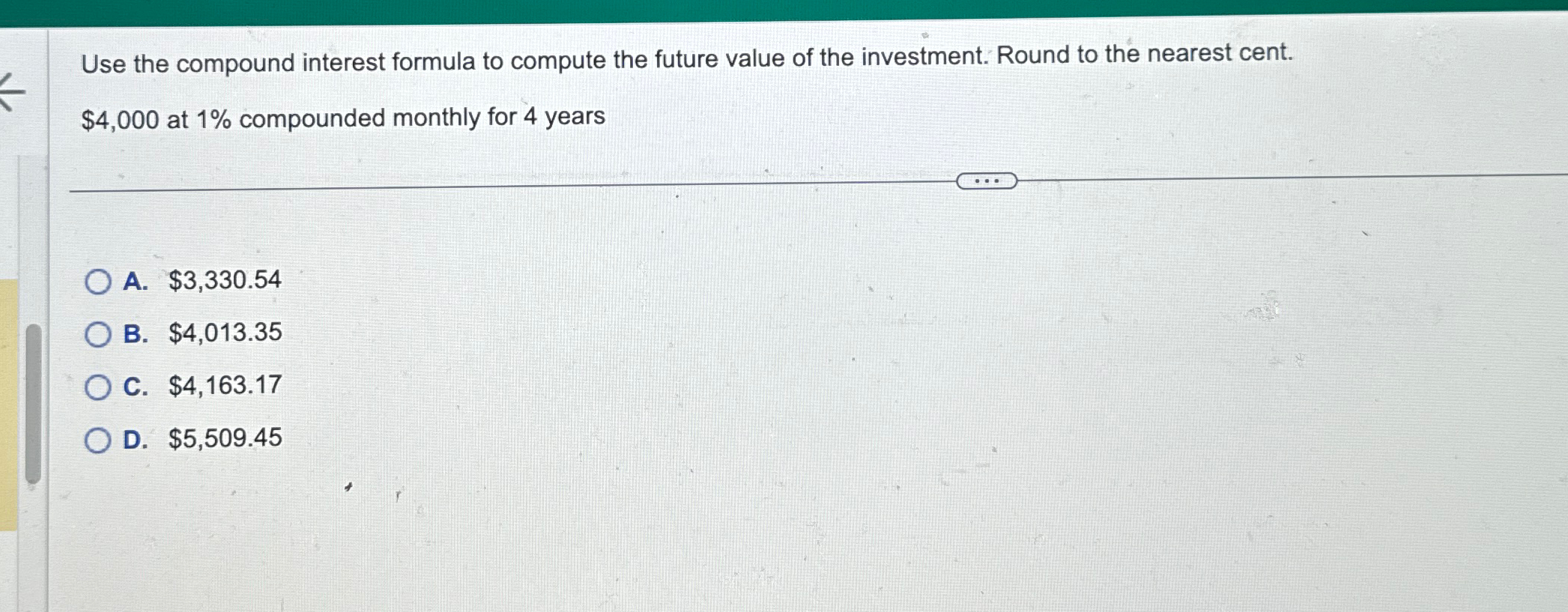 Solved Use the compound interest formula to compute the | Chegg.com