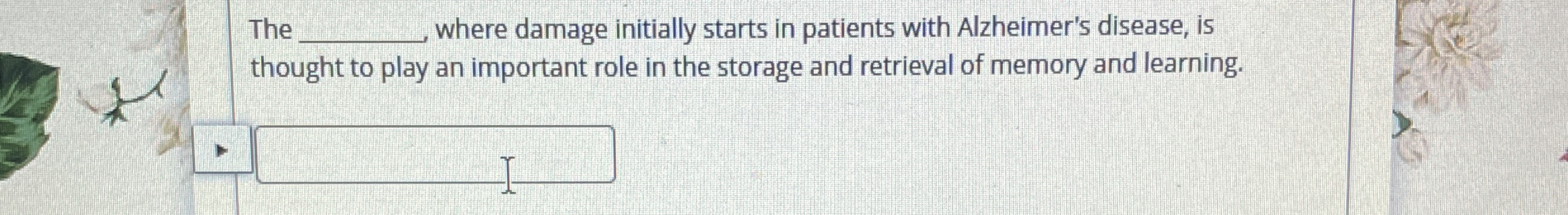 Solved The where damage initially starts in patients with | Chegg.com