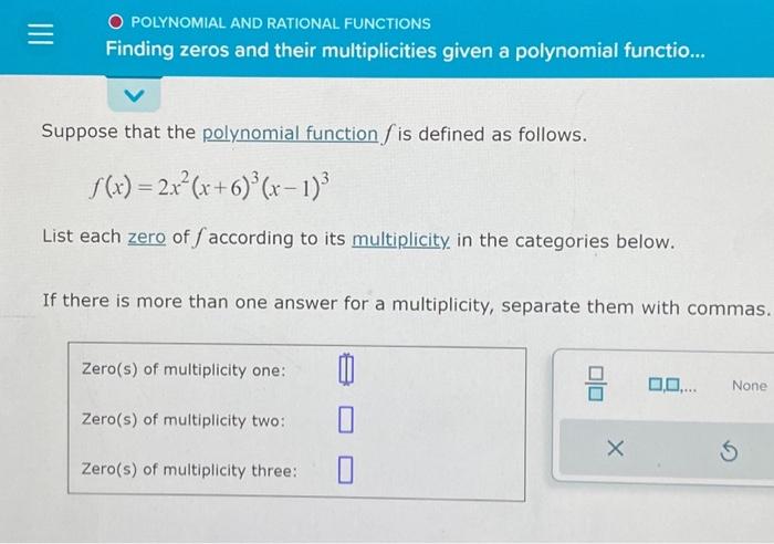 Solved Suppose that the polynomial function f is defined as | Chegg.com