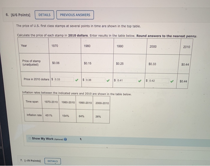 Solved Sketch a bar graph showing unadjusted stamp prices | Chegg.com