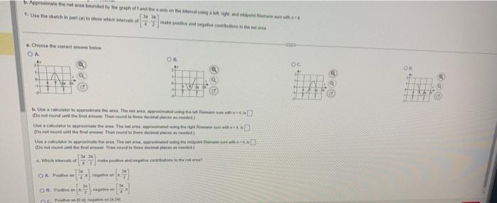 Solved The Following Function Is Positive And Negative On 9584