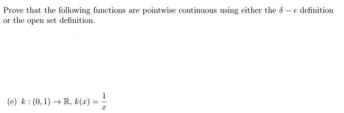 Solved Prove that the following functions are pointwise | Chegg.com