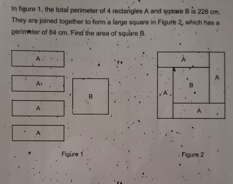 Solved In figure 1, ﻿the total perimeter of 4 ﻿rectangles A | Chegg.com