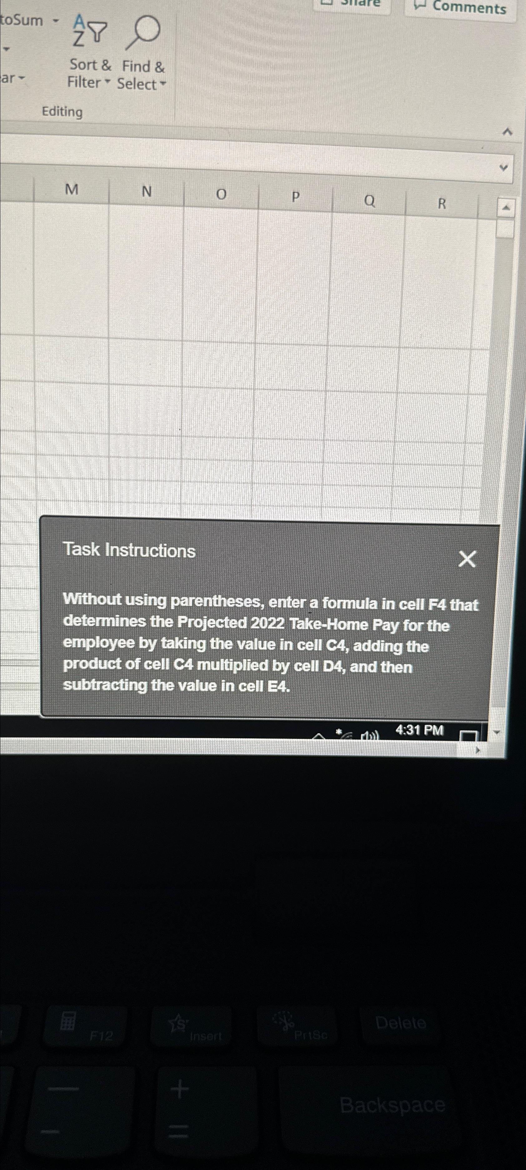 Solved Comments?zAgradSort & Find &Filter ?** ﻿Select | Chegg.com