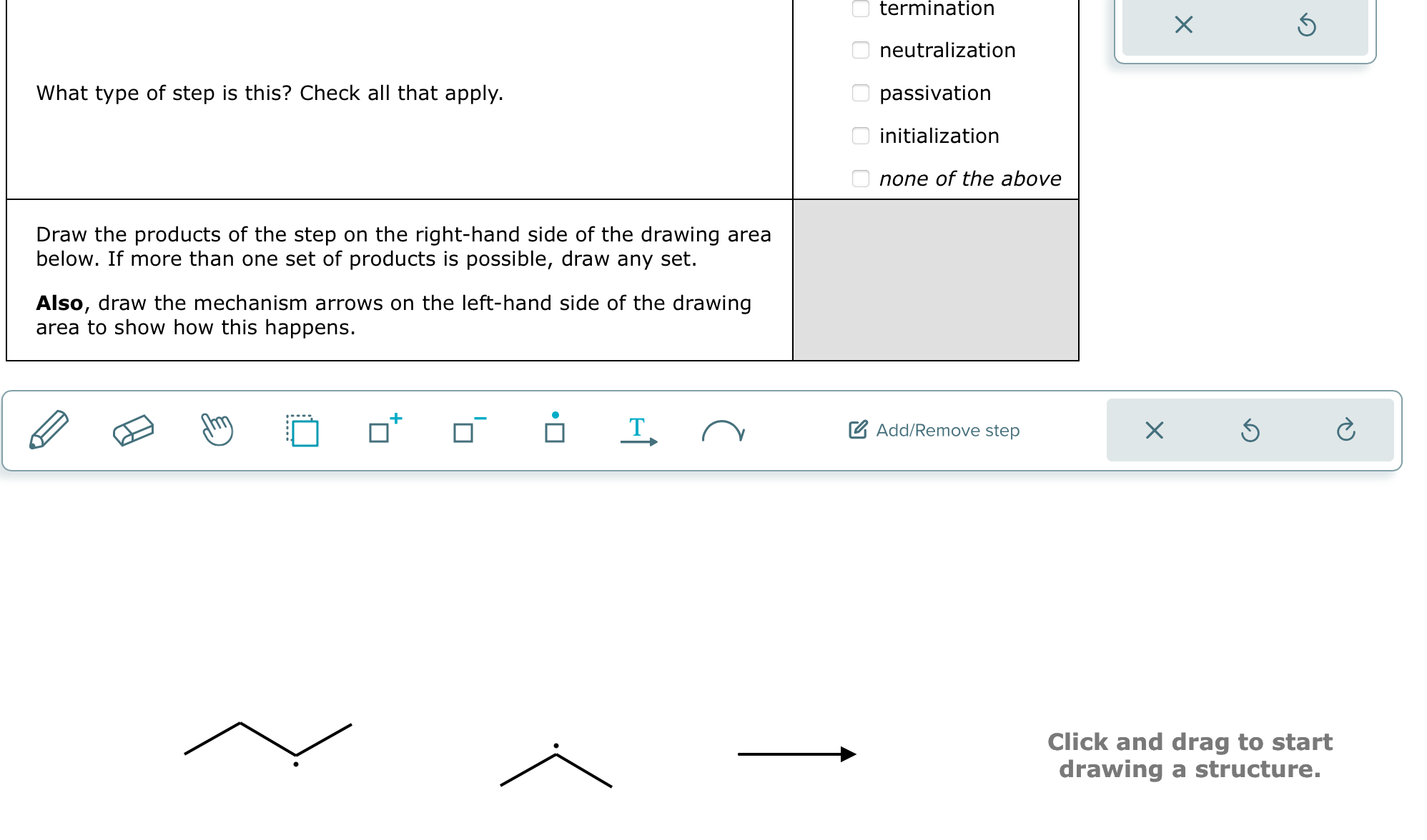Solved Consider this step in a radical reaction | Chegg.com