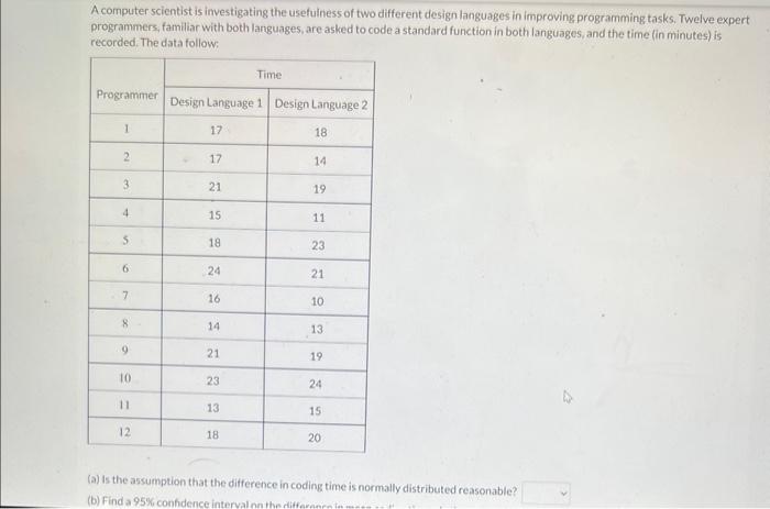 Solved A computer scientist is investigating the usefulness | Chegg.com