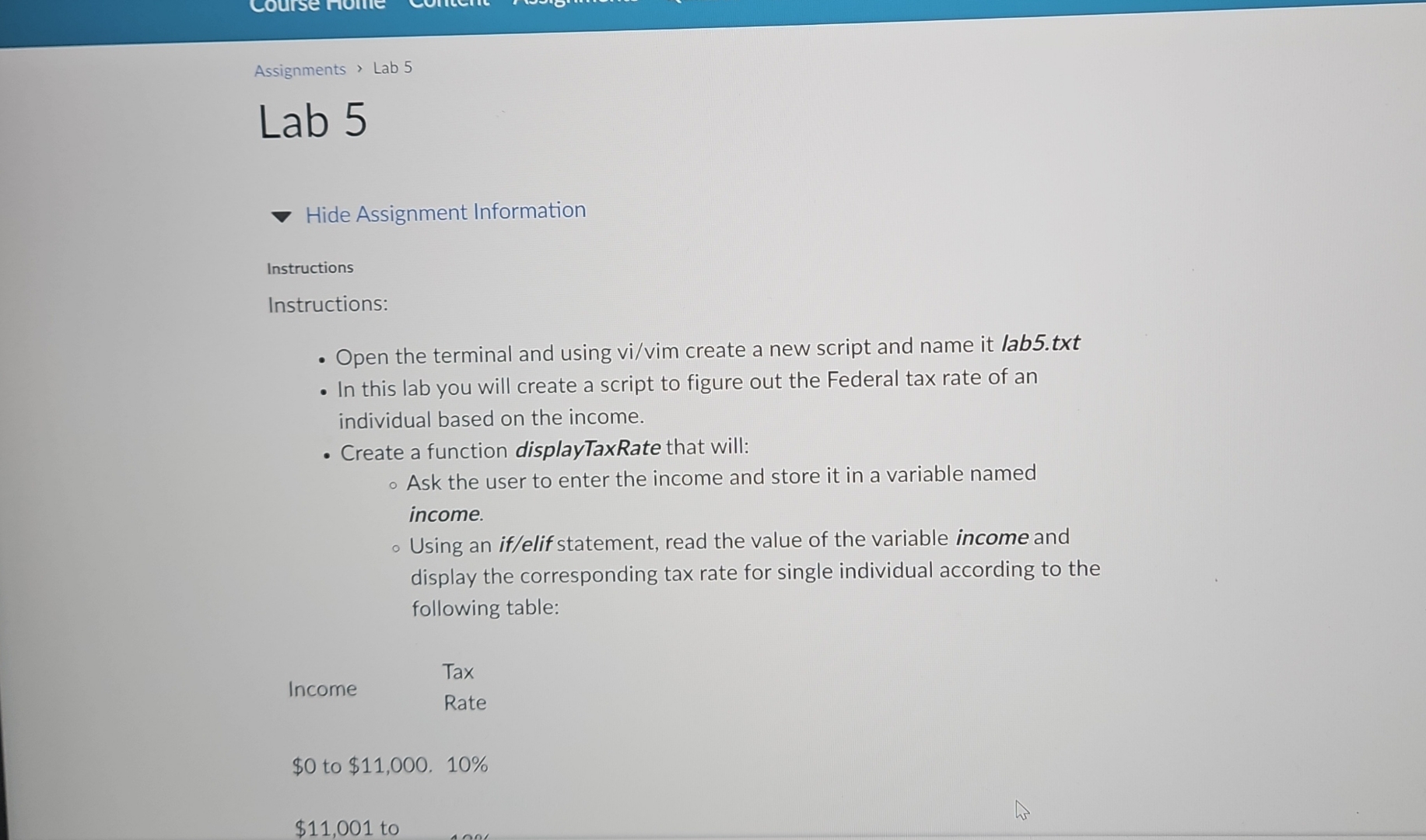 Solved Assignments > ﻿Lab 5Lab 5Hide Assignment | Chegg.com