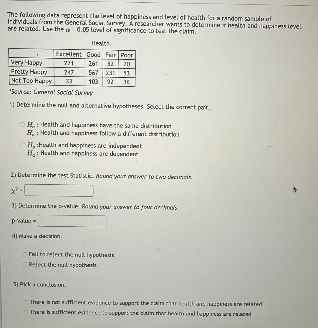 Solved pls solve stepwise and show excel formula for p value | Chegg.com