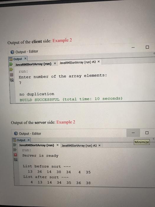 Solved Java Remote Method Invocation (Java RMI): Use Java | Chegg.com
