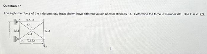 Solved Question 5 * The eight members of the indeterminate | Chegg.com