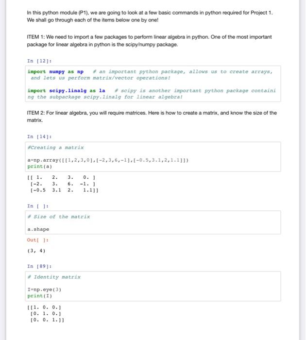 Solved This assignment must be done in python and using | Chegg.com