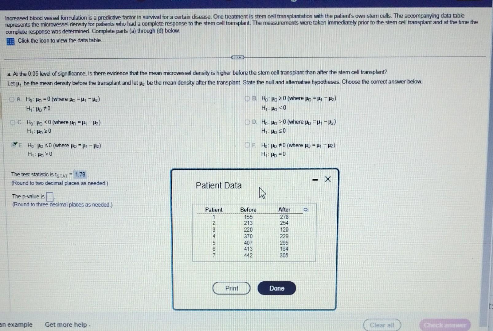 Solved A. Solve for the Test Statistic and the P Value B. | Chegg.com