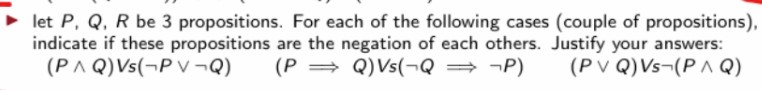 Solved let P,Q,R ﻿be 3 ﻿propositions. For each of the | Chegg.com