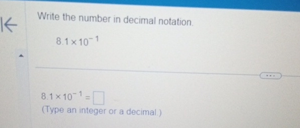 Solved Write the number in decimal | Chegg.com