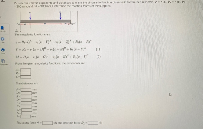 Solved 7 kN, 127 kN, 13 Provide the correct exponents and | Chegg.com