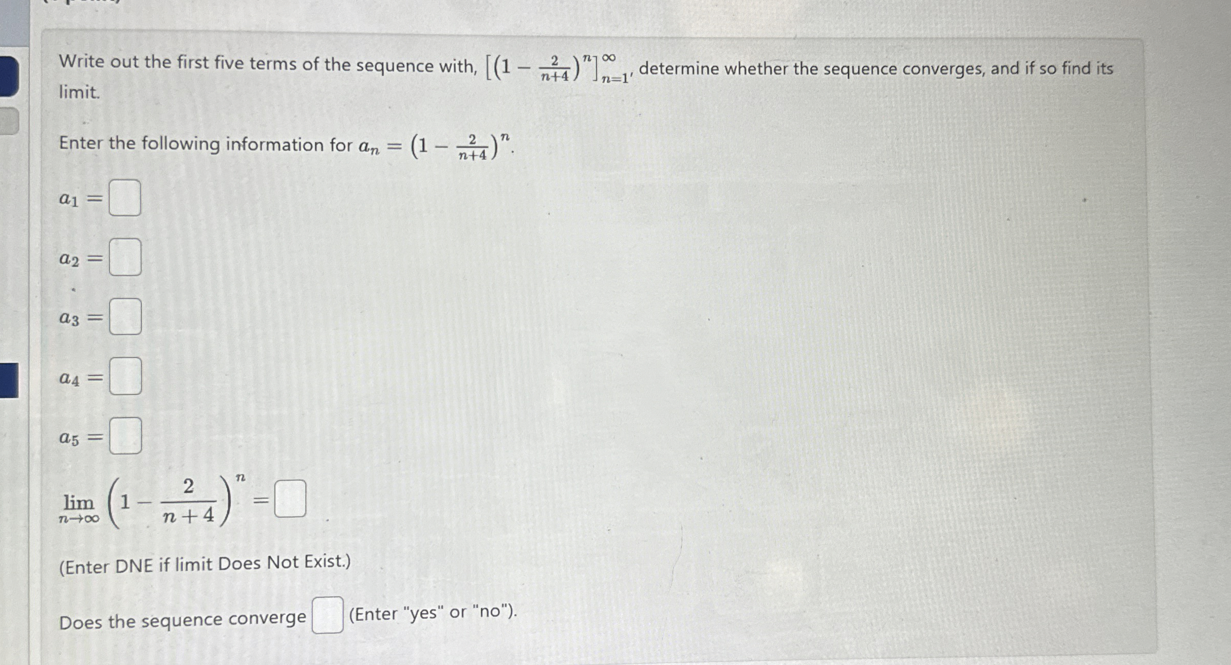 Solved Write out the first five terms of the sequence with, | Chegg.com