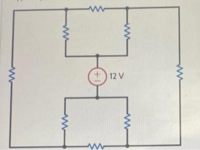 Solved For the network shown below, assume all resistors in | Chegg.com
