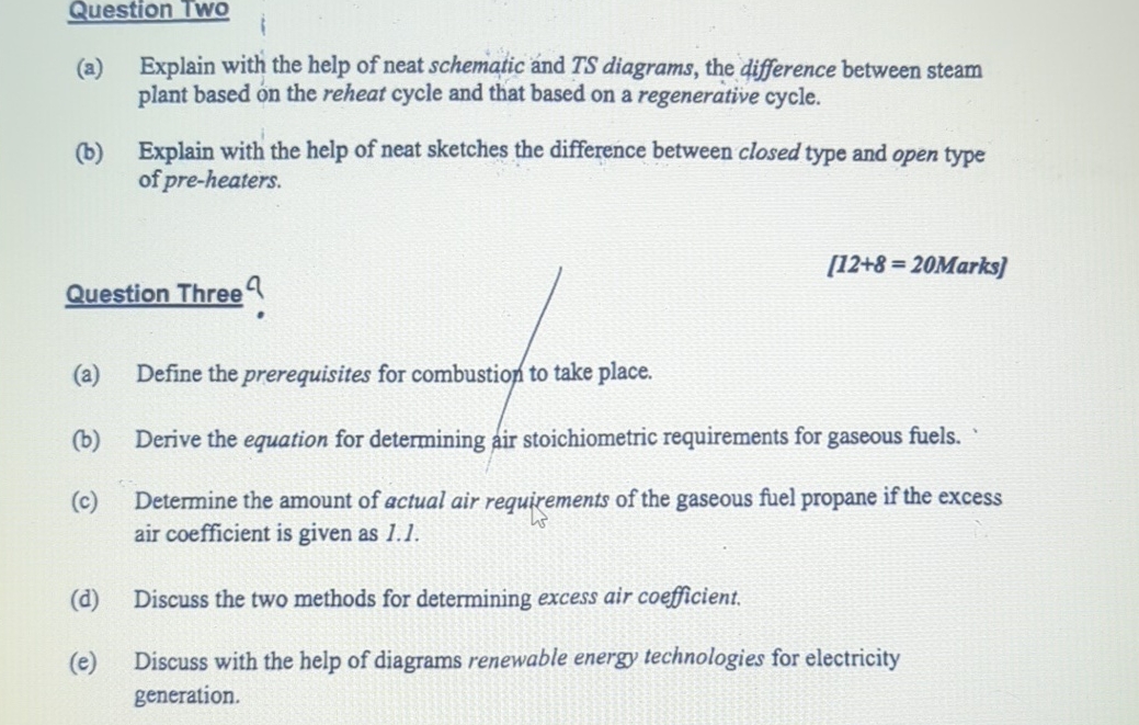 Solved Question Two(a) ﻿Explain with the help of neat | Chegg.com
