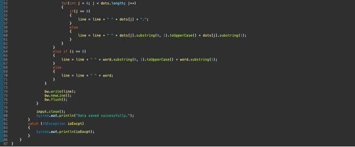 Solved In a class named ReadAndEditFile.java, use the | Chegg.com