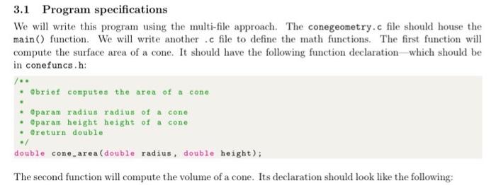 Solved 3.1 Program specifications We will write this program | Chegg.com