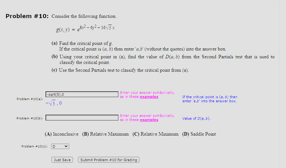 Solved Problem # 10: Consider the following | Chegg.com Solved Problem # 10: Consider the following | Chegg.com