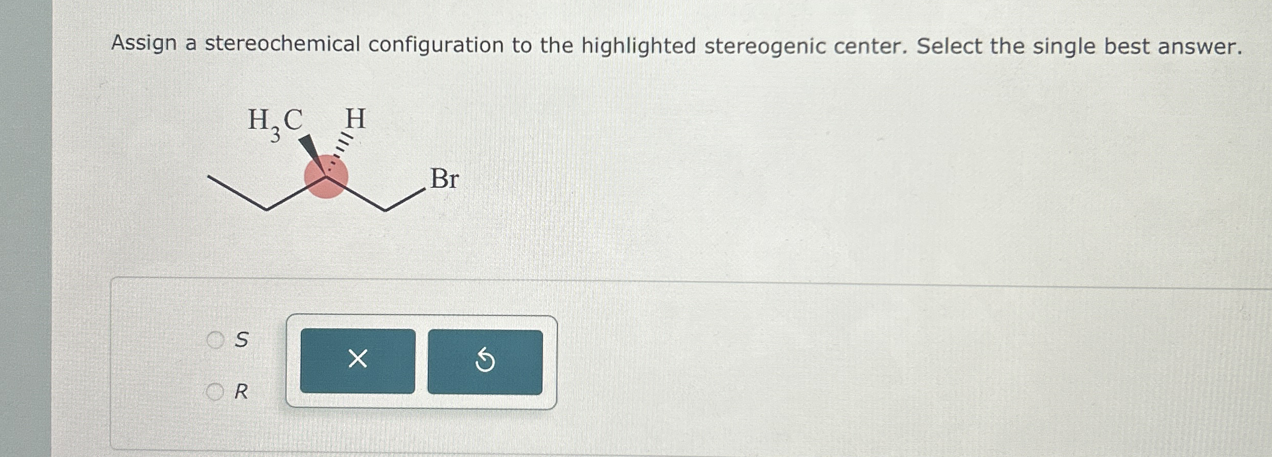 Solved Assign a stereochemical configuration to the | Chegg.com