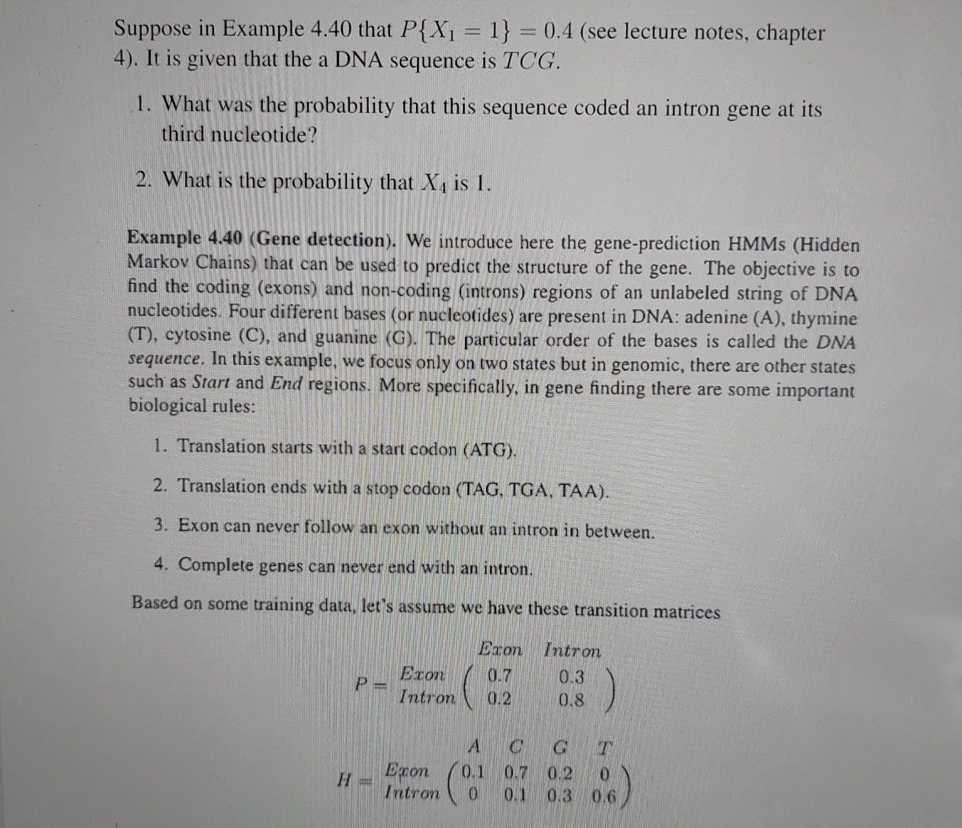 Suppose in Example 4.40 ﻿that P{x1=1}=0.4 (see | Chegg.com